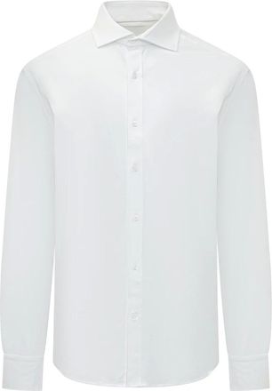 Brunello Cucinelli Homme, Chemises, Blanc, Taille: XL T-shirt