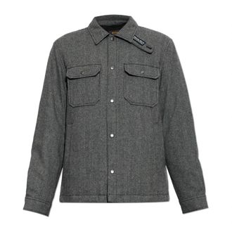 Woolrich Fischgr&auml;t-Daunenjacke - - Jackets - Herren - Grau - XL