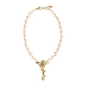 Vivienne Westwood Putti Gro&szlig;e Perlenkette - - Accessories - Damen - Beige - ONE SIZE