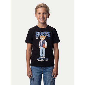Guess T-Shirt L6YI19 K3750 Schwarz Regular Fit