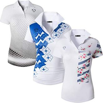 Jeansian Jeansian Femme 3 Packs Sport Slim Breathable Short Sleeve T-Shirt Tee Tops SWT251_289_290 White XL
