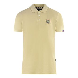 Aquascutum London Wappen Beige Poloshirt
