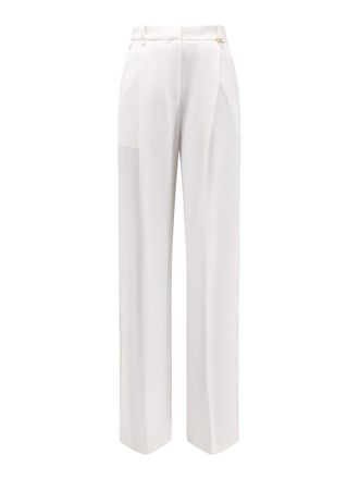 Elisabetta Franchi Pantalons D&eacute;contract&eacute;s - Blanc