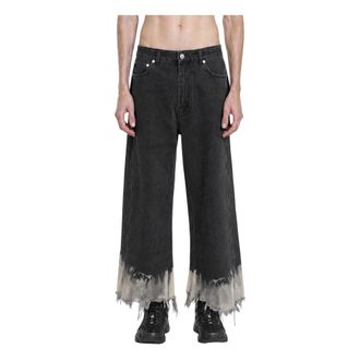 44 Label Group 5-Pocket Wide Leg Jeans - - Jeans - Herren - Schwarzk - S