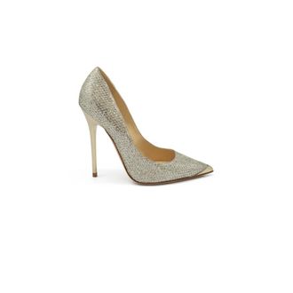 Jimmy Choo London Femme, Chaussures, Jaune, Taille: 35 EU Escarpins Anouk &agrave; bout pointu