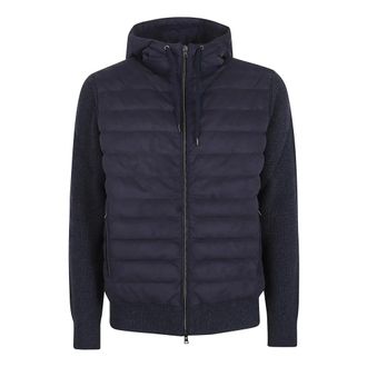 Herno Homme, Vestes, Bleu, Taille: M Veste matelass&eacute;e avec manches en maille
