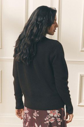 Laura Ashley Rundhalspullover Laura Ashley Rundhalspullover mit Wollanteil (1-tlg)