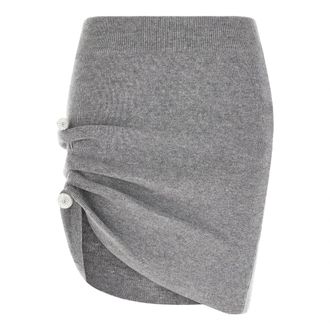 Giuseppe Di Morabito Rock mit Kristallverzierung - - Skirts - Damen - Grau - XS
