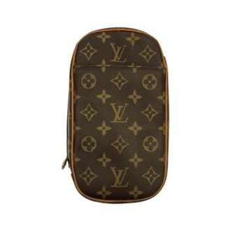 Louis Vuitton Pre-owned Monogram Pochette Schultertasche - - Pre-owned - Damen - Braun - ONE SIZE