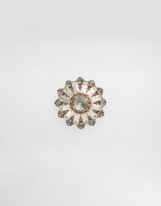Dolce & Gabbana Brosche Mit Strass - Mann Bijoux Mehrfarbig Metall Onesize