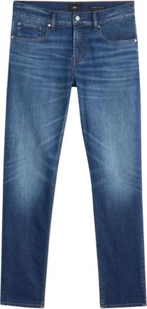 7 For All Mankind Homme, Jeans, Bleu, Taille: W32 Slimmy Tapered Jeans