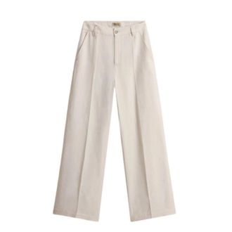 Woolrich Lyocell Leinenhose - - Trousers - Damen - Beige - W28