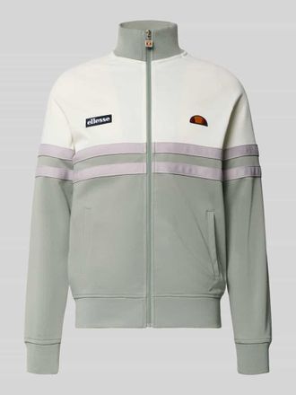 Ellesse Trainingsjacke mit Label-Patch und Stehkragen Modell RIMINI