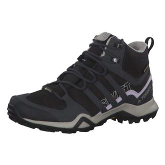 adidas Damen Terrex Swift R2 Mid Gtx trekking shoes, Core Black Dgh Solid Grey Purple Tint, 37 1/3 EU
