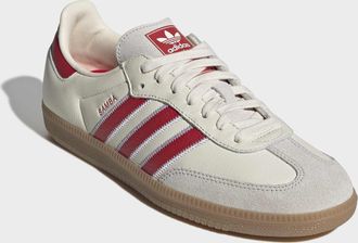 adidas Sneaker ADIDAS ORIGINALS SAMBA OG, Herren, Gr. 38,5, rot (sanftes wei&szlig;, better scarlet, gum4), Leder, Schuhe Sneaker, Topseller