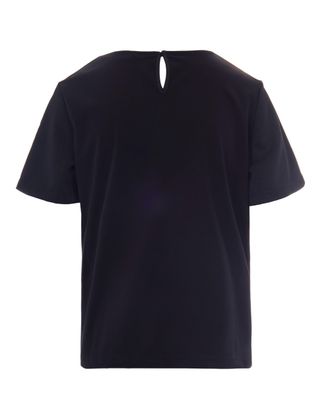 Max Mara Womens Crew-Neck T-Shirt Gilbert Black Polyester T-Shirts & Jerseys
