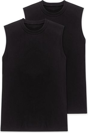 Schiesser Herren Muscle Shirt ohne Arm 0/0 Doppelpack Box - 228010, Gr&ouml;&szlig;e Herren:XXL, Farbe:schwarz