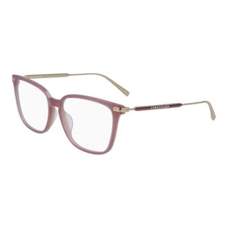 Longchamp Femme, Accessoires, Rose, Taille: 54 MM Lunettes de soleil rectangulaires
