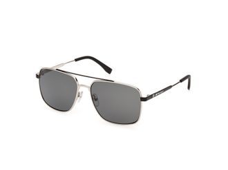 BMW BMW M Motorsport BS0044 Sonnenbrille Herren, Sonnenbrille Casual Leicht Aus Metall, Rechteckige Linsenform, Gr&uuml;ne Gl&auml;ser, Mattes Anthrazit