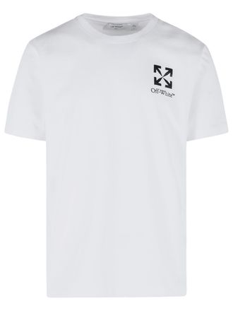 Off-white T-shirt en coton blanc Small Arrow Off White