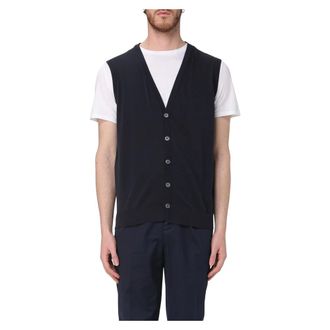 Drumohr Homme, Pulls, Bleu, Taille: 2XL Gilet &Eacute;l&eacute;gant pour Homme