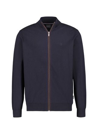 Bugatti Herren Pullover blau unifarben