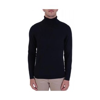HUGO BOSS Knit Rollneck Siseono - - Knitwear - Herren - Blau - M