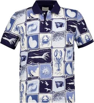 GANT Herren Polo-Shirt blau