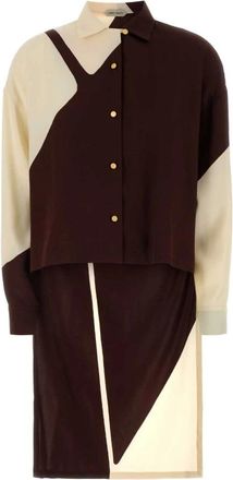 Alberta Ferretti Femme, Robes, Multicolore, Taille: 36 FR Camicia