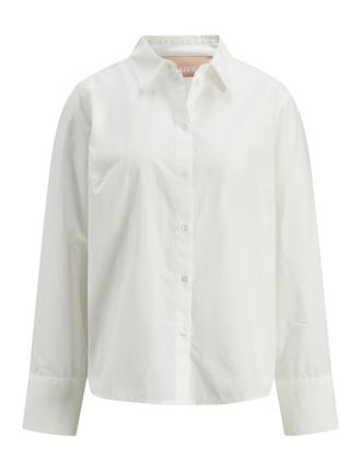 Jack & Jones Jack & Jones Damen Jxtessa Ls Reg Poplin Shirt WVN Hemd, Blanc De Blanc, XL EU
