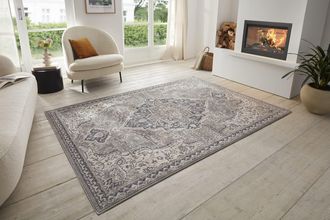 Hanse Home Orken Teppich Orientalisch -Kurzflor Vintage Wohnzimmerteppich Weicher Orient-Teppich &Ouml;KO-TEX L&auml;ufer f&uuml;r Schlafzimmer, Esszimmer, Wohnzimmer, Flur, K&uuml;