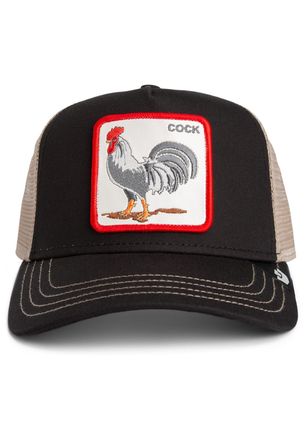 Goorin Brothers Trucker Cap Rooster Void Black Schwarz, Size:OneSize