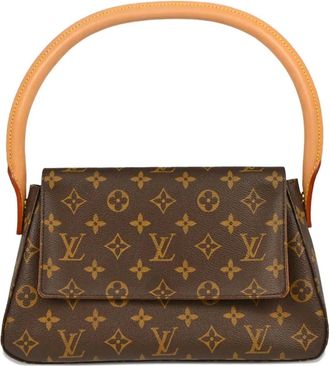 Louis Vuitton mini sac à main Looping (2003) - Marron