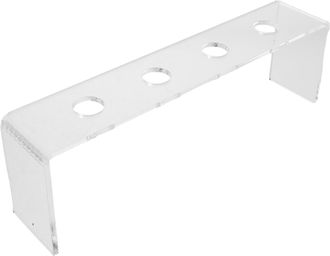 NUOBESTY Weinflaschenverschlusshalter aus Transparentem Acryl mit 4 F&auml;chern Dekorativer Weinkorkenorganizer f&uuml;r Weinbar und Feierlichkeiten