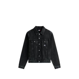 Tommy Hilfiger Veste denim &agrave; poches en coton m&eacute;lang&eacute;