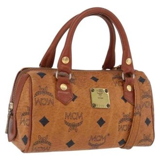 MCM Sac Boston Pre-owned - Femme - Pre-owned - Brun - Taille: ONE Size