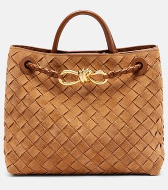 Bottega Veneta Cabas Andiamo Small en daim