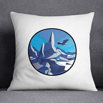 Bonamaison Le Jardin du Lin Zierkissenhüllen, Mehrfarbig, 45x45