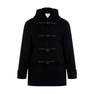 Bottega Veneta Duffle-coat en laine - Femme - Manteaux - Bleu - Taille: 42 FR