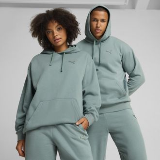Puma Essentials Elevated Hoodie Unisex, Kleidung, Gr&uuml;n, XS