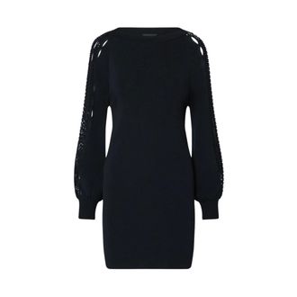 Liu Jo Robe courte en maille - Femme - Robes - Noir - Taille: 36 FR