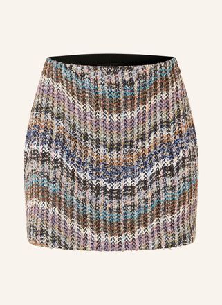Missoni Tweed-Rock Mit Pailletten Und Glitzergarn blau