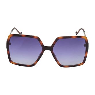 Liu Jo Femme, Accessoires, Brun, Taille: ONE Size Oversize Geometric Lunettes de soleil