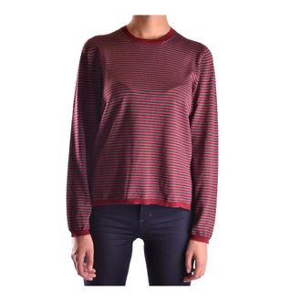 Prada Oversized T-Shirt mit Puff&auml;rmeln - - Tops - Damen - Rot - L