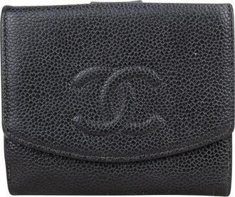 Chanel Portemonnaie - Chanel Caviar Leather CC Wallet - Gr. unisize - in Schwarz - für Damen