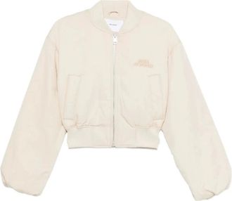 Axel Arigato Femme, Vestes, Beige, Taille: 38 FR Lola Bomber Jacket