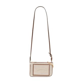 Lanvin Femme, Sacs, Beige, Taille: ONE Size Compagnon Petit Sac Bandouli&egrave;re Zipp&eacute;