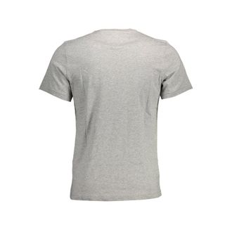 Tommy Hilfiger Logo-Embroidered Cotton T-Shirt - Gray