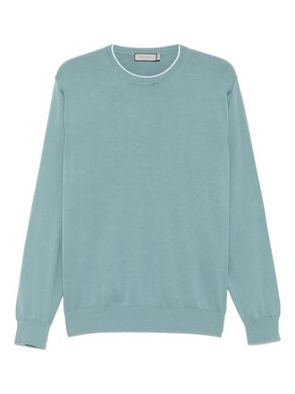 Canali t-shirt en maille - Bleu