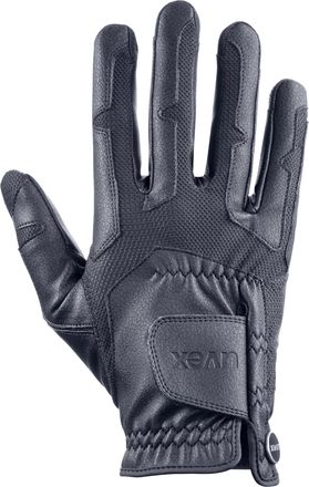 Uvex ventraxion - Flexibler Reithandschuh für Damen und Herren - exzellenter Grip & strapazierfähig - touchscreenfähig - 4D-Stretch an Fingern - Blue - 9-1